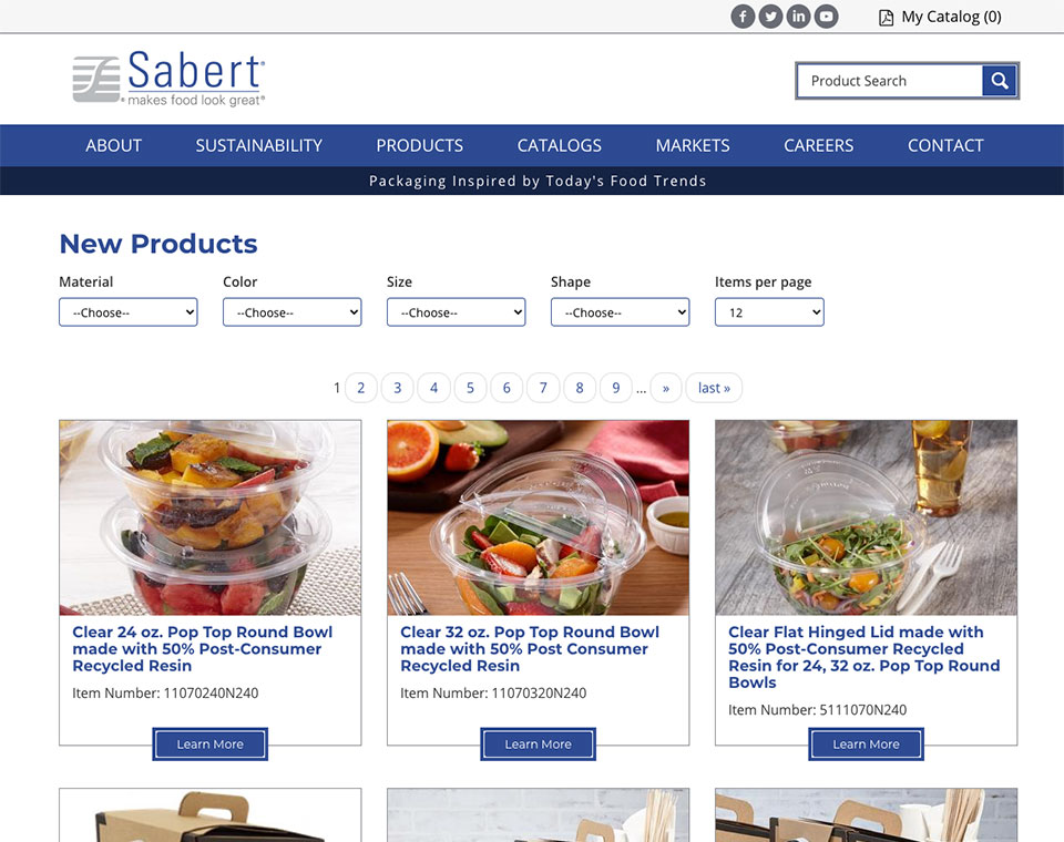 Sabert Packaging | Image Management