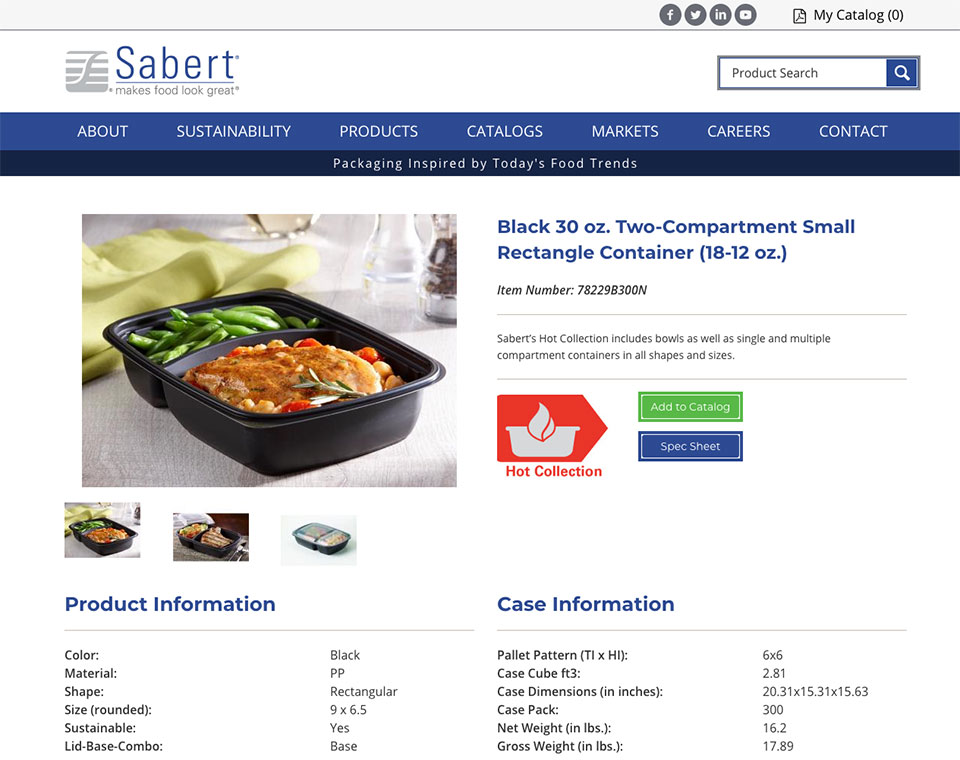 Sabert Packaging | Image Management